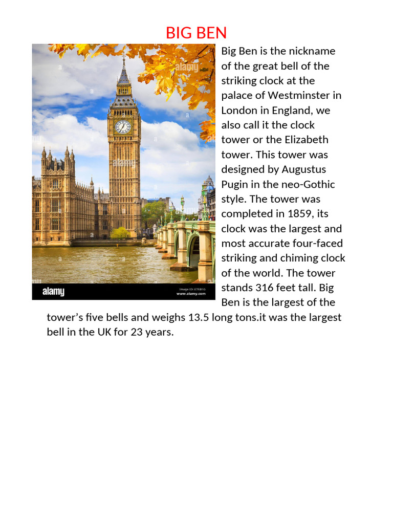 Big Ben Presentation | PDF