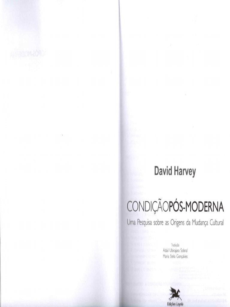 Texto 6_HARVEY_Condicao Pos-moderna_Parte 2 | PDF