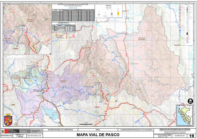19 Mapa Vial de Pasco | PDF