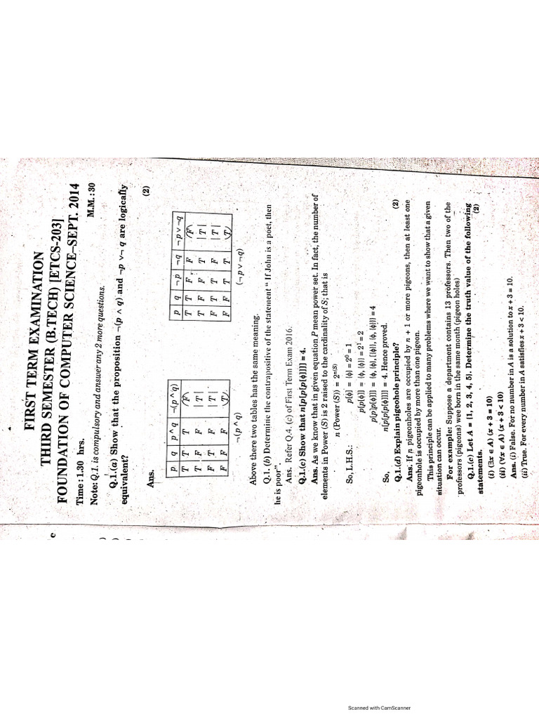 Discrete Mathematics | PDF