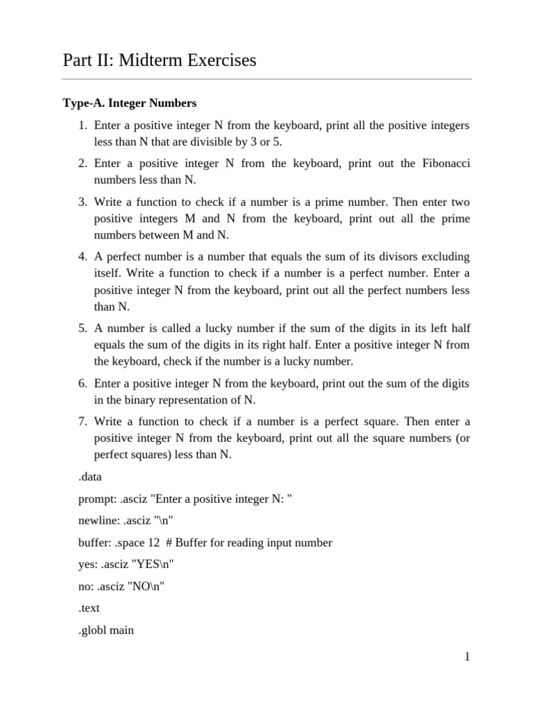 Part II-Midterm - Exercises - 20241 - ICT | PDF | String (Computer ...
