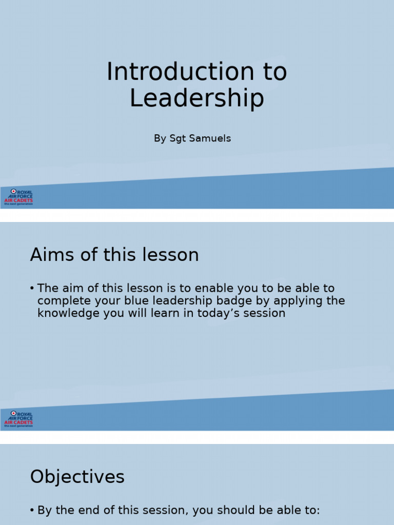 Leadership Skills for Team Success | PDF | Cognition | Learning