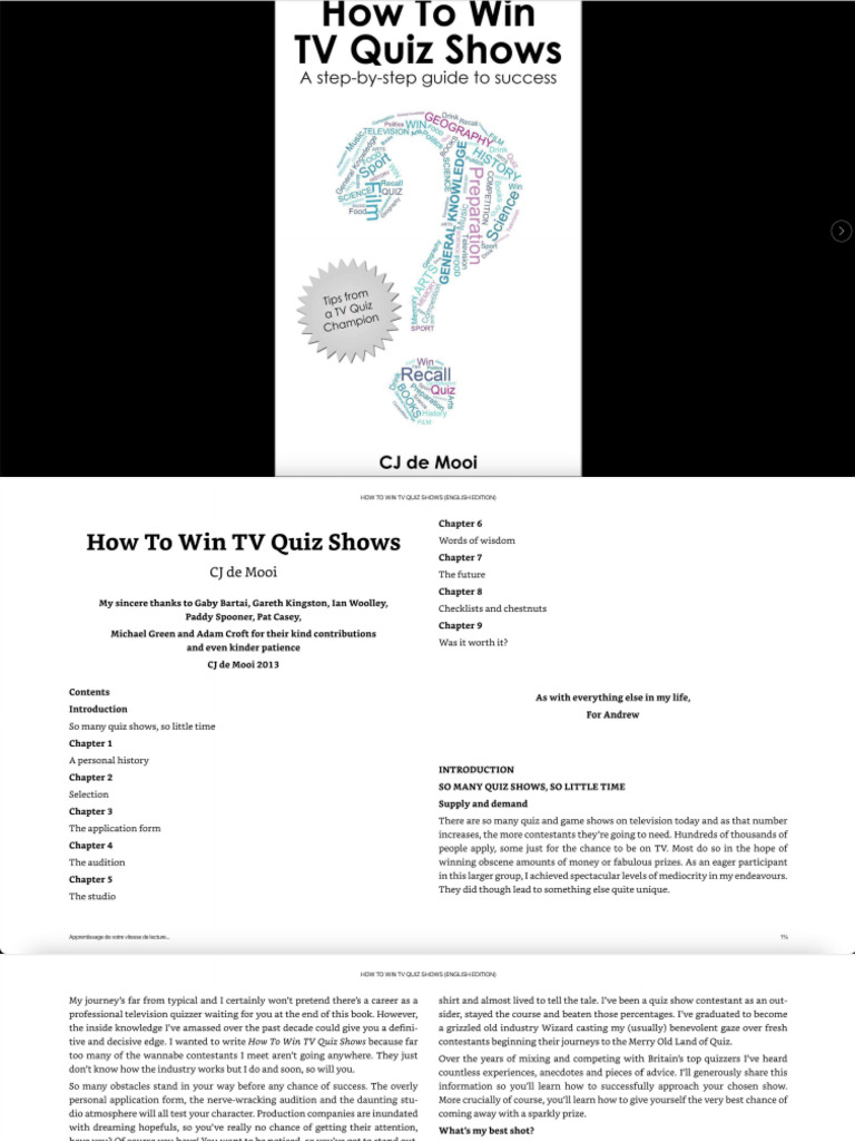 How To Win TV Quiz Shows - Compressed | PDF