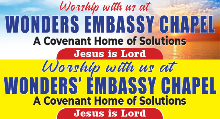 WONDERS EMBASSY Banner | PDF