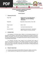 Activity Design Drug Symposium | PDF