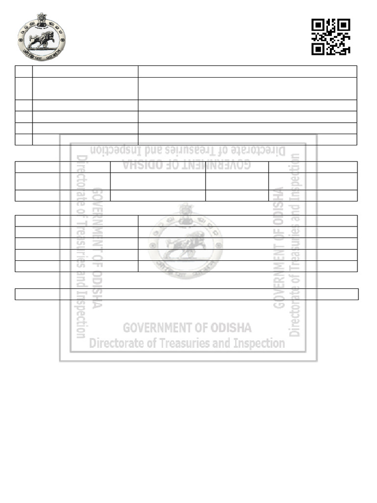 Government of Odisha: Echallan Cyber Treasury | PDF