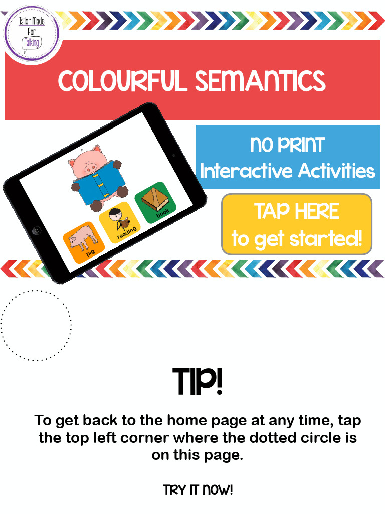 Colourful Semantics Who and What Doing Activities | PDF