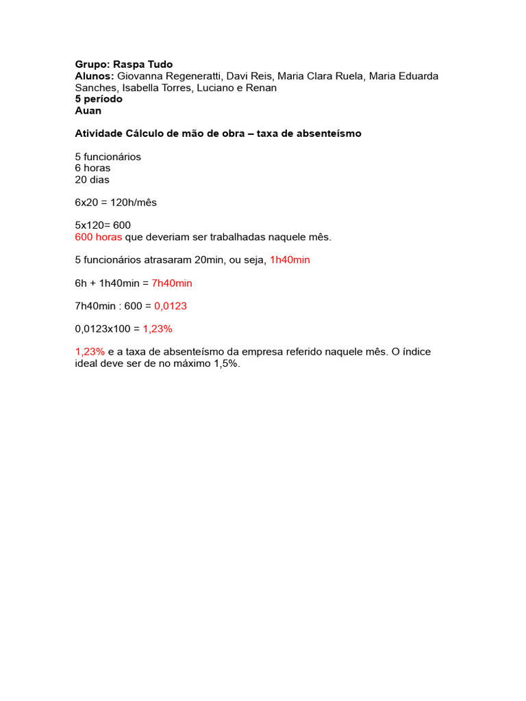 Raspa Tudo Atividade | PDF