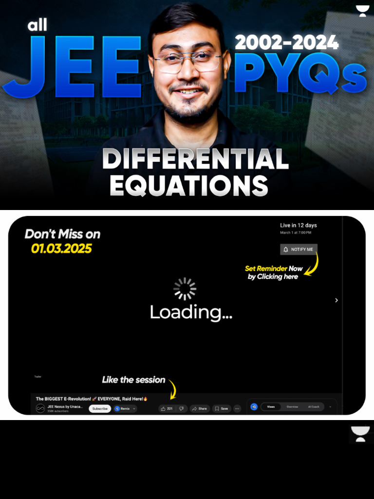 Differential Equations Pyqs | PDF