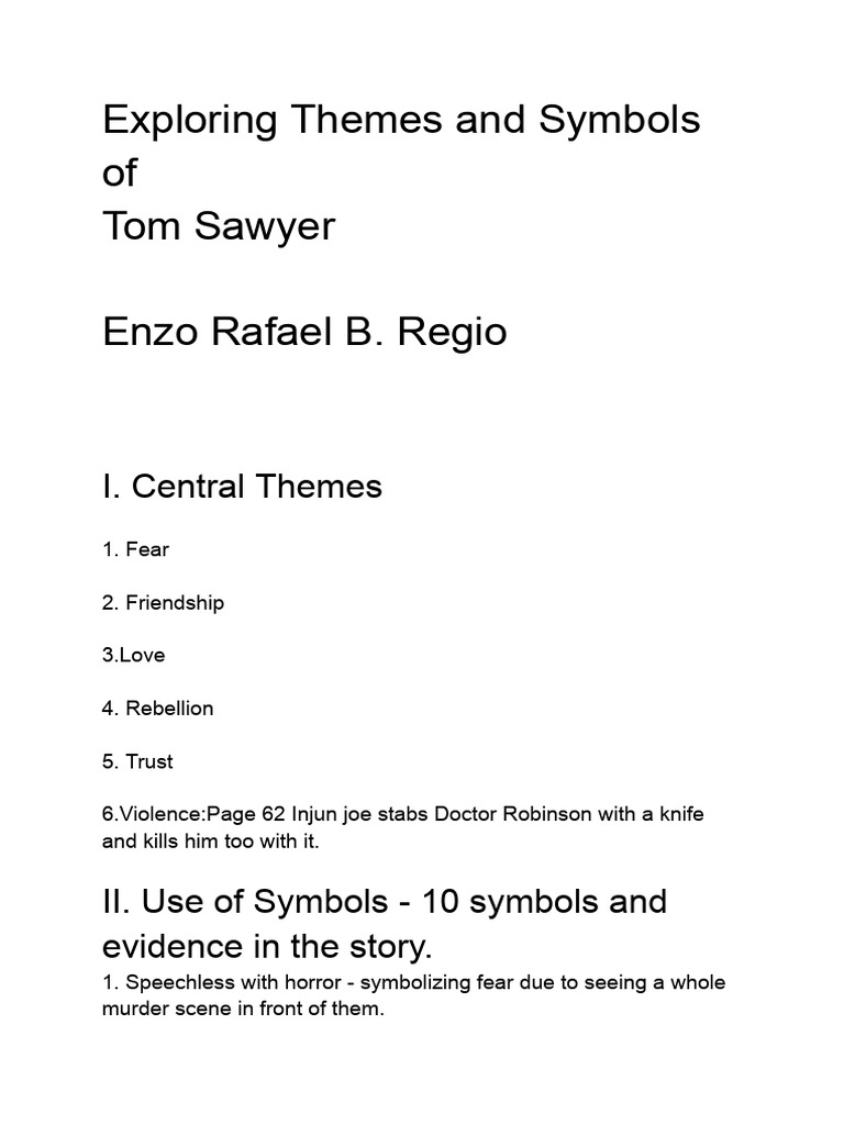 Explore Themes and Symbols | PDF