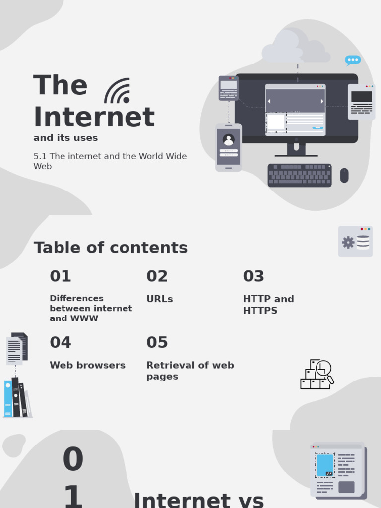 Internet vs. World Wide Web Explained | PDF