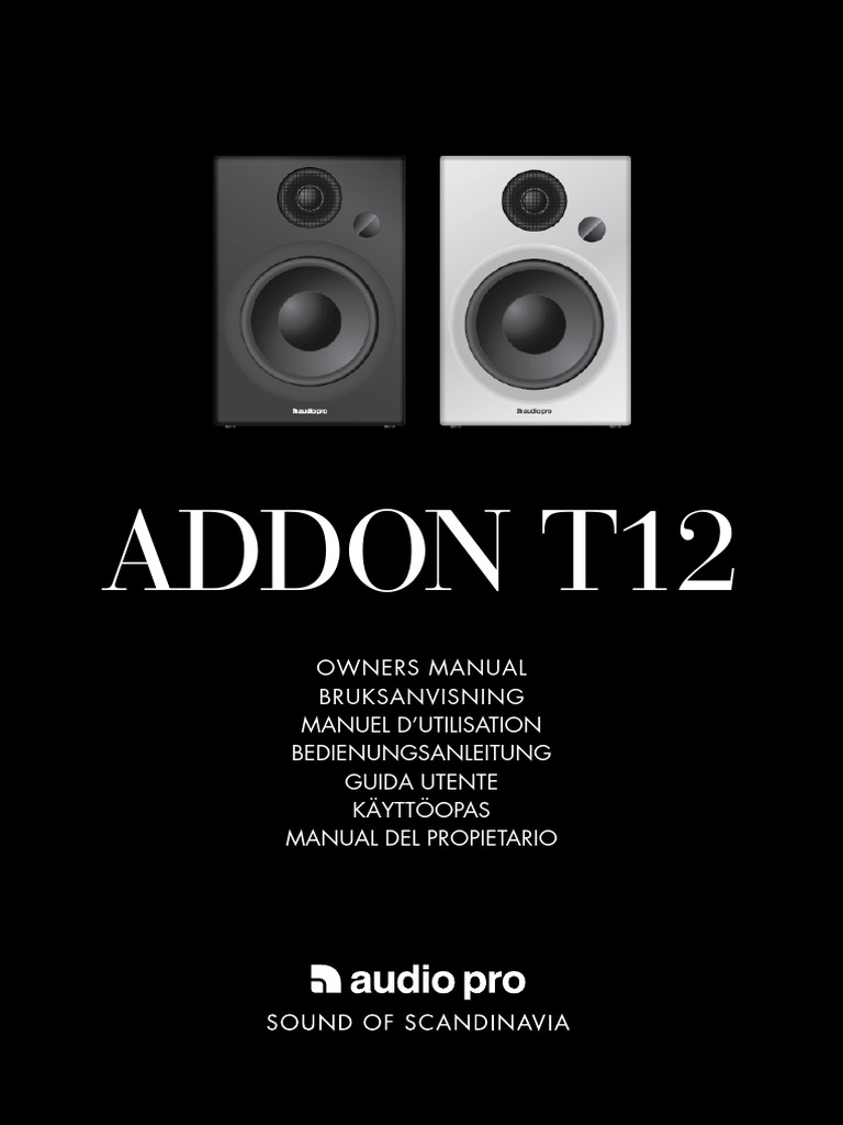 Audio Pro Addon T12 Speaker | PDF | Loudspeaker | I Pod