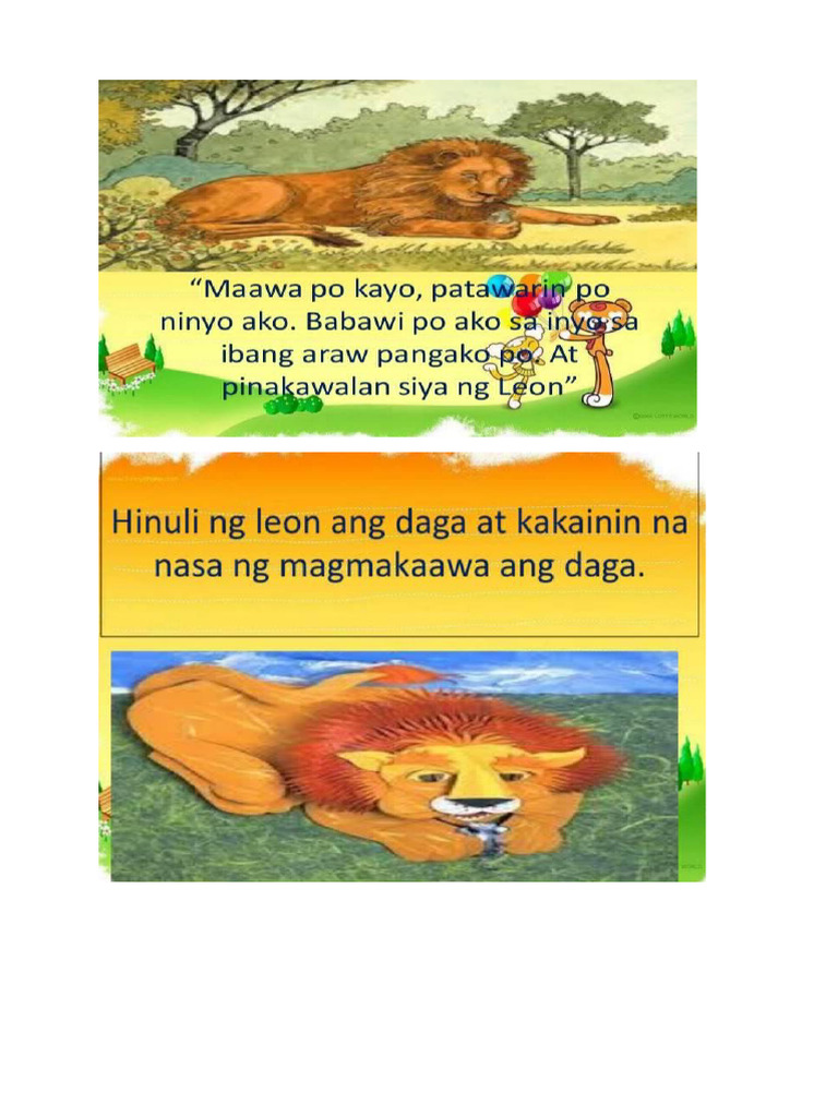 Ang Daga at Leon | PDF