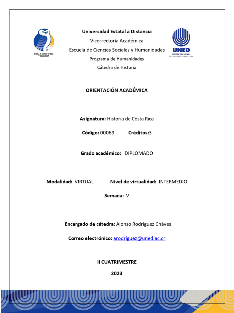 Diplomado en Historia de Costa Rica | PDF | Costa Rica | Enseñando