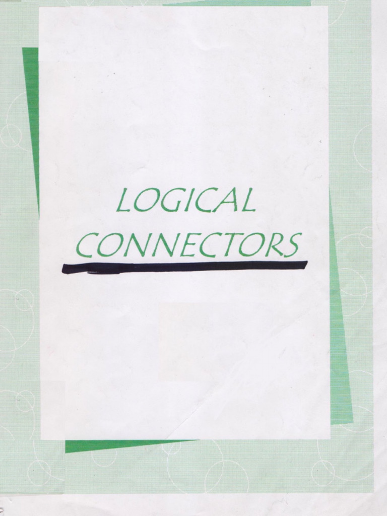 Logical Connectors 2 Pdf