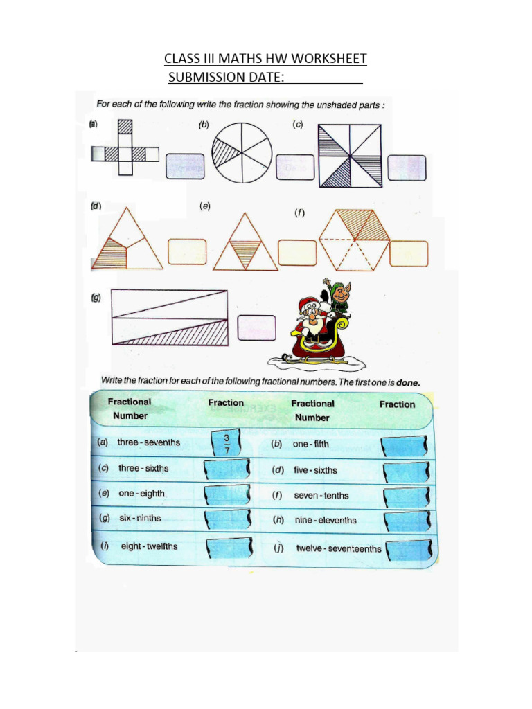 3rd Fraction 1 | PDF