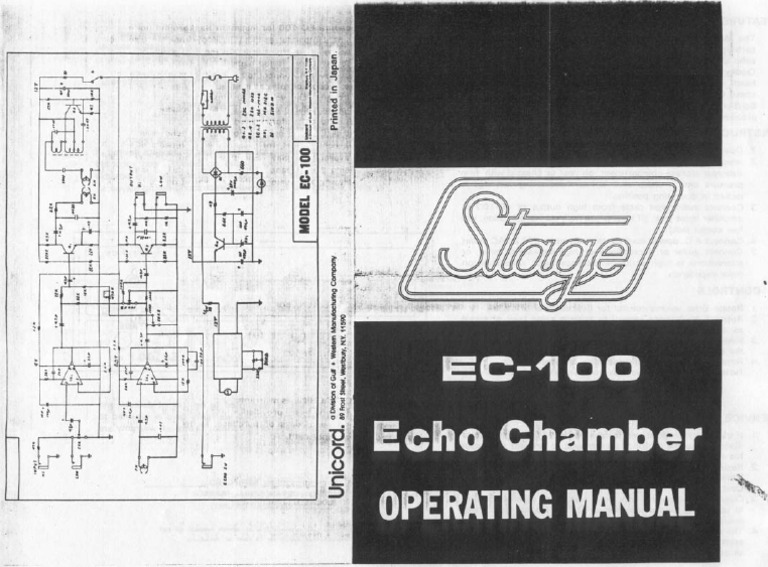 Univox Ec 100 Echo Chamber Schematic | PDF