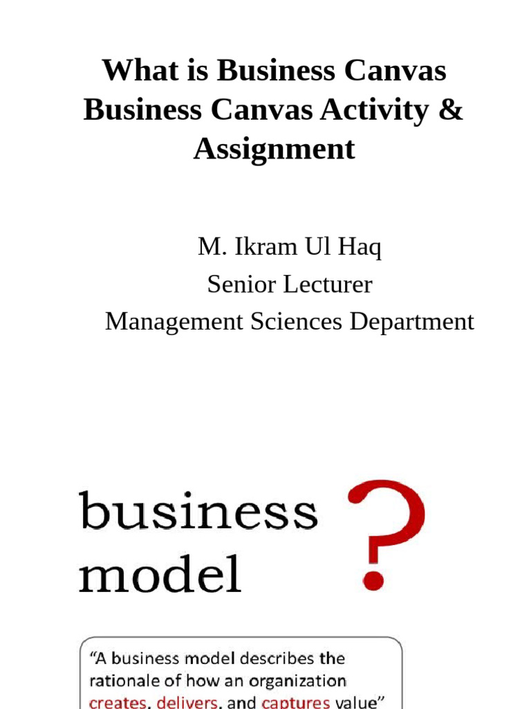 Business Canvas | PDF