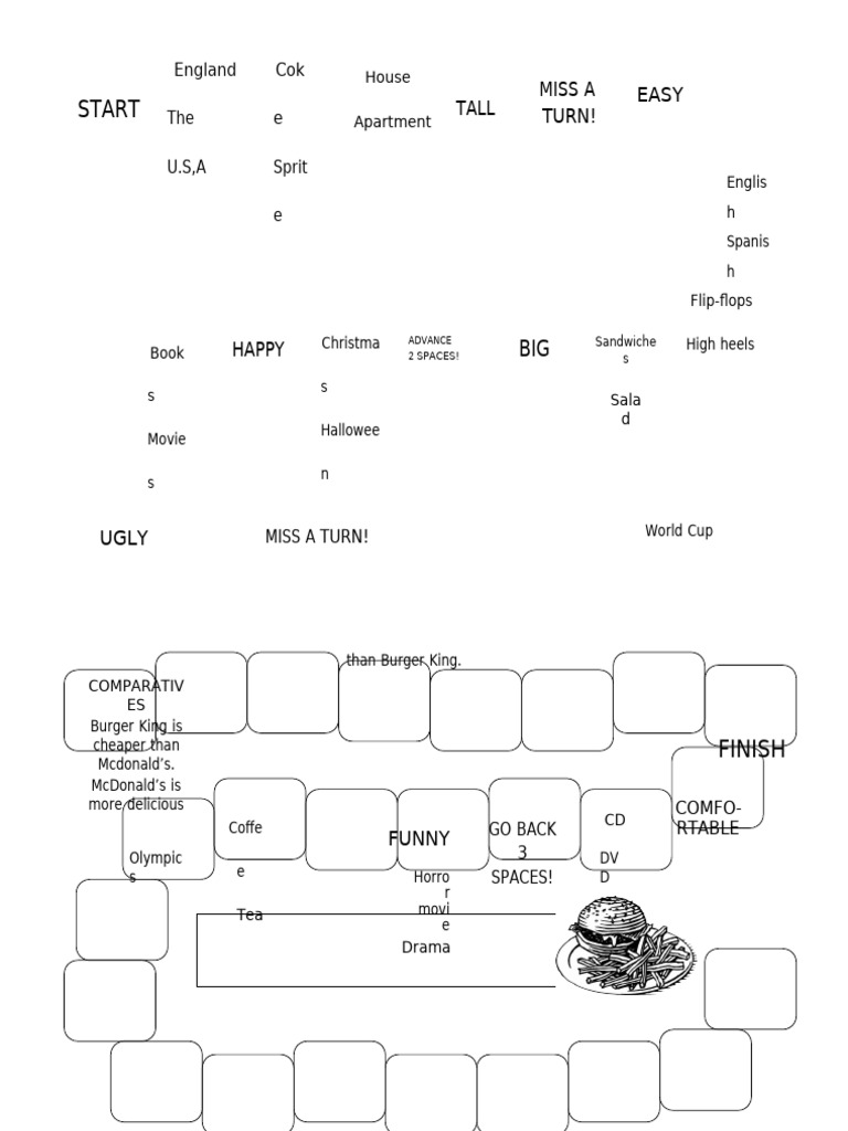Board Game Comparatives | PDF
