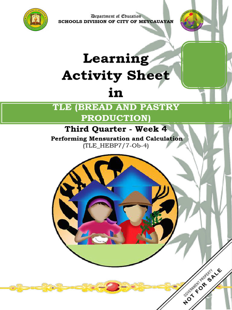 Accurate Measurement in Baking TLE | PDF | Baking | Foods