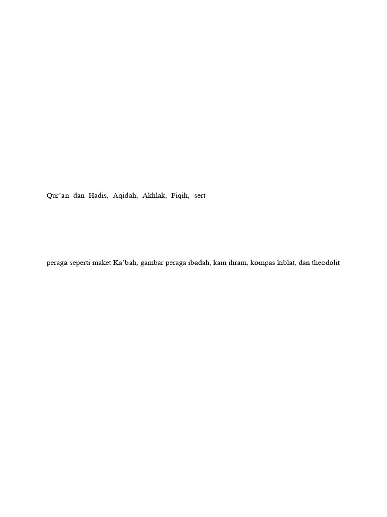Pemanfaatan Laboratorium PAI di Sekolah | PDF