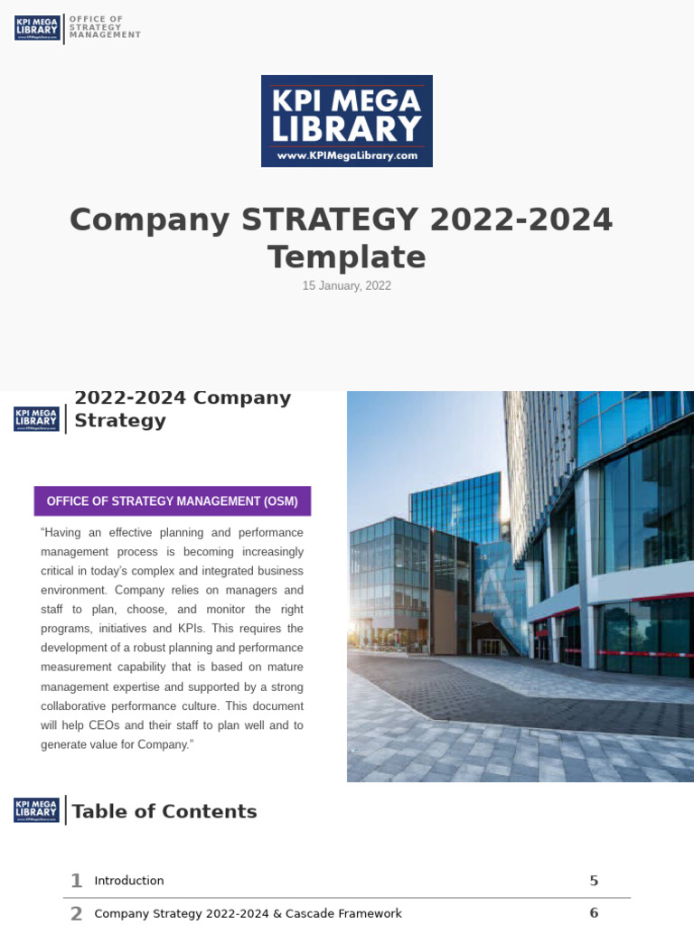 KML+Strategy+Template+EN+v1 | PDF | Innovation | Performance Indicator