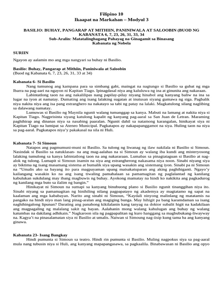 Filipino-10-Module-4.3 | PDF