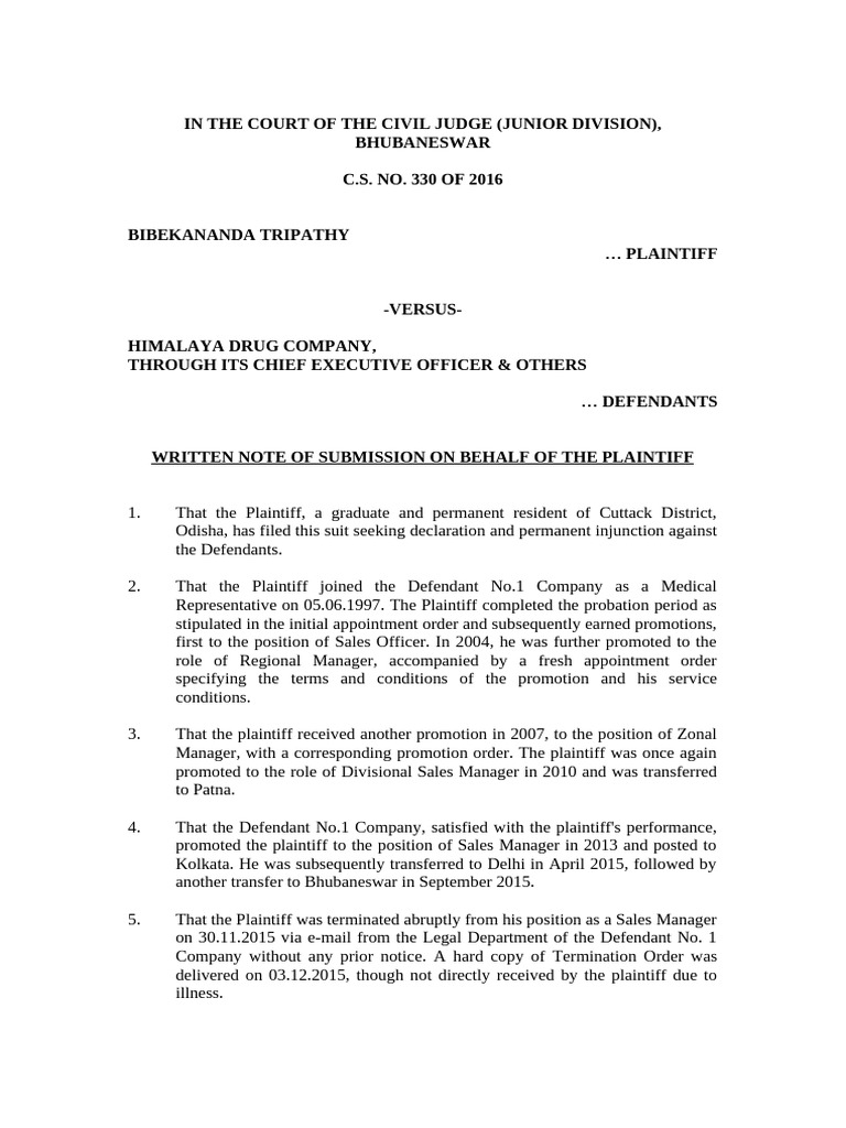 Written Note of Arguments | PDF | Public Law | Common Law