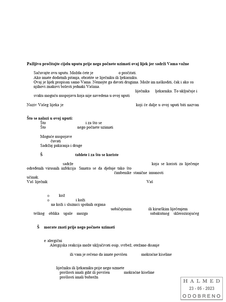 Isoprinosine Ewopharma PIL 1 | PDF