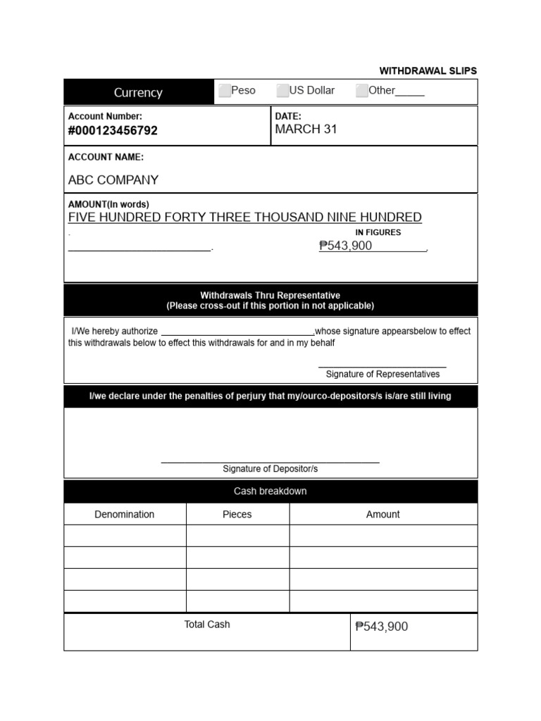 WITHDRAWAL+SLIPS | PDF