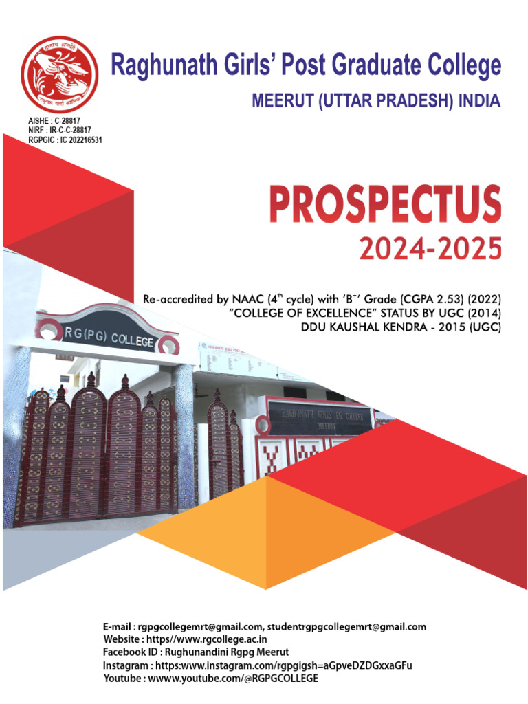 Prospectus 2024 25 | PDF | Learning | Educational Assessment
