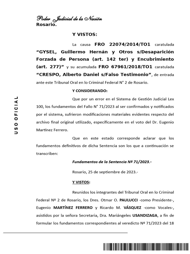 fallo (24) | PDF | Fiscal | Ley común