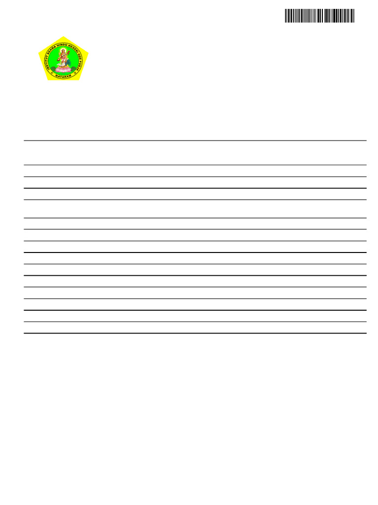 Kartu Hasil Studi S1 PAUD 2023/2024 | PDF