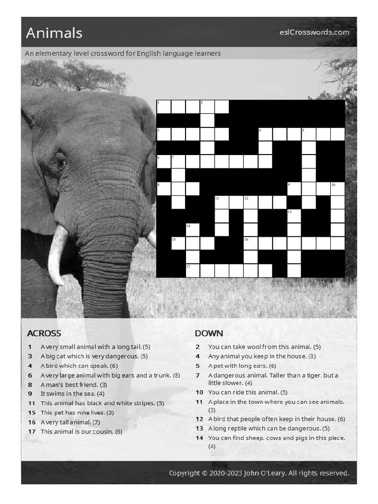 Crossword Handout | PDF