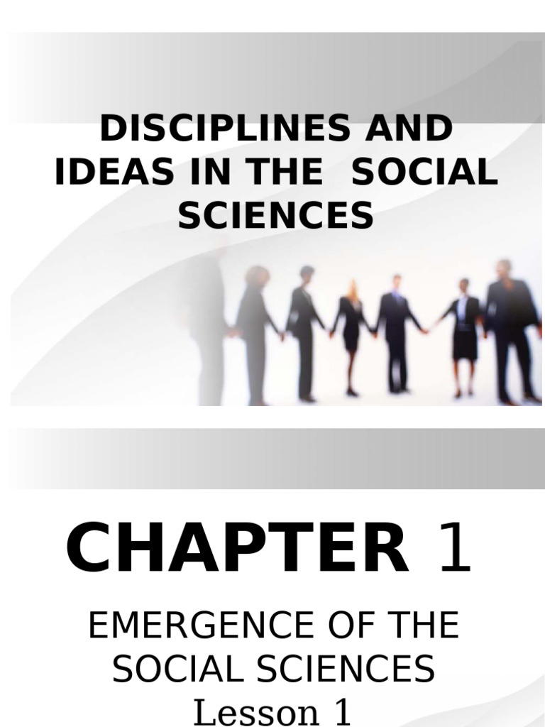 Lesson 1 Diss Introduction To Social Science | PDF | Science | Social ...