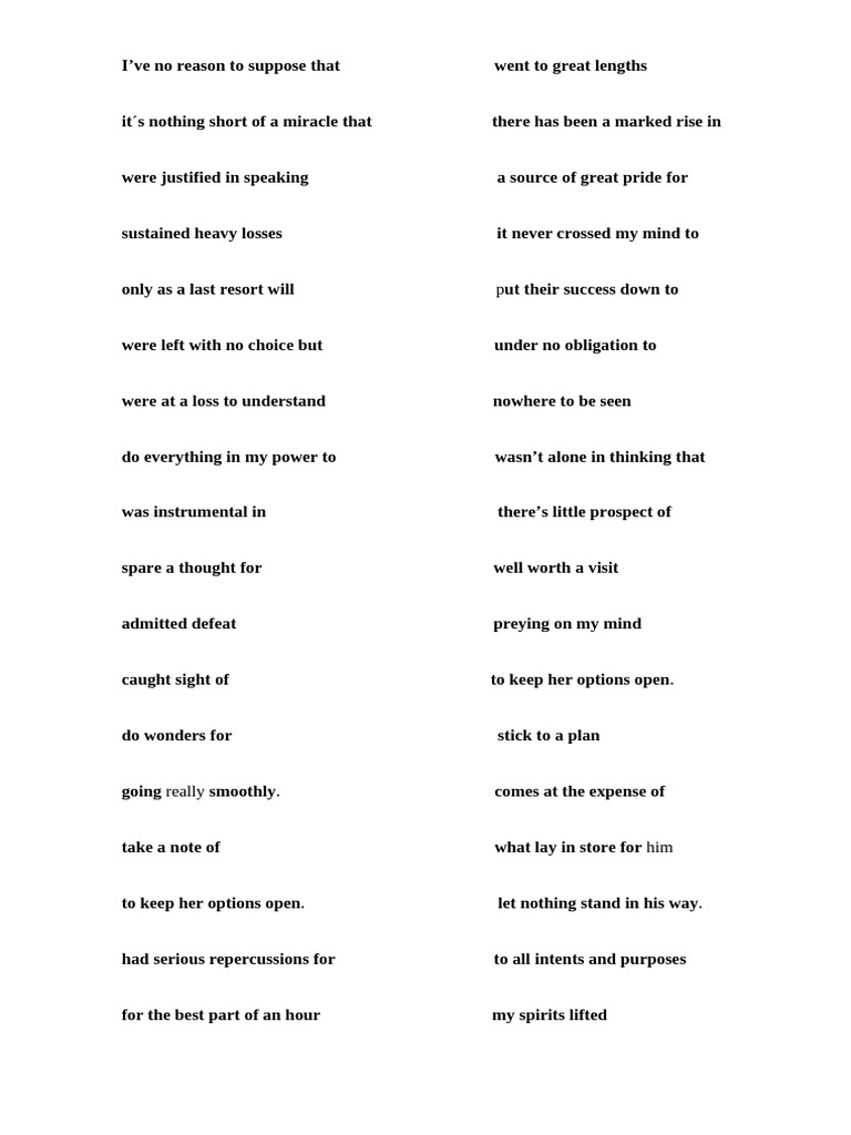 transformations fixed expressions | PDF