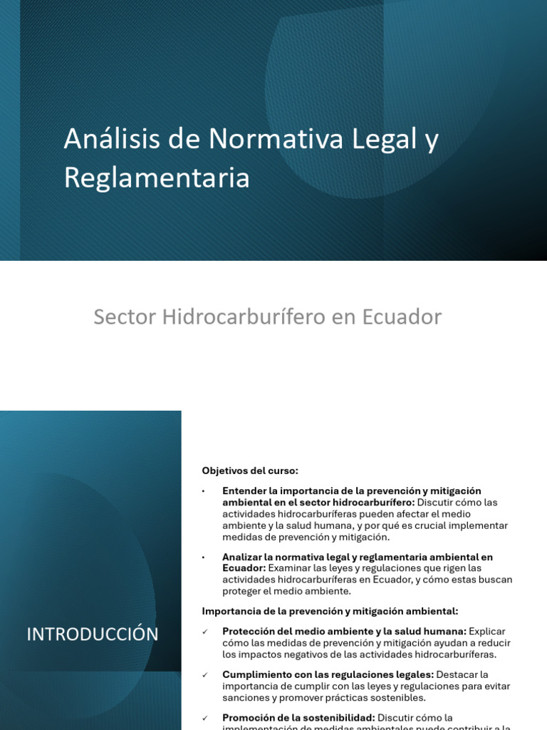 Normativa Ambiental Hidrocarburos Ecuador | PDF | Evaluación de impacto ambiental | Sustentabilidad