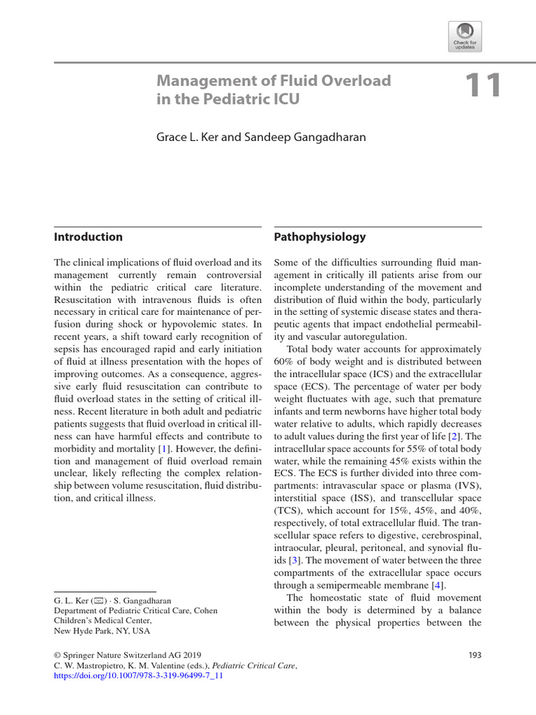 Manajemen Fluid Overload | PDF | Clinical Medicine | Medical Specialties