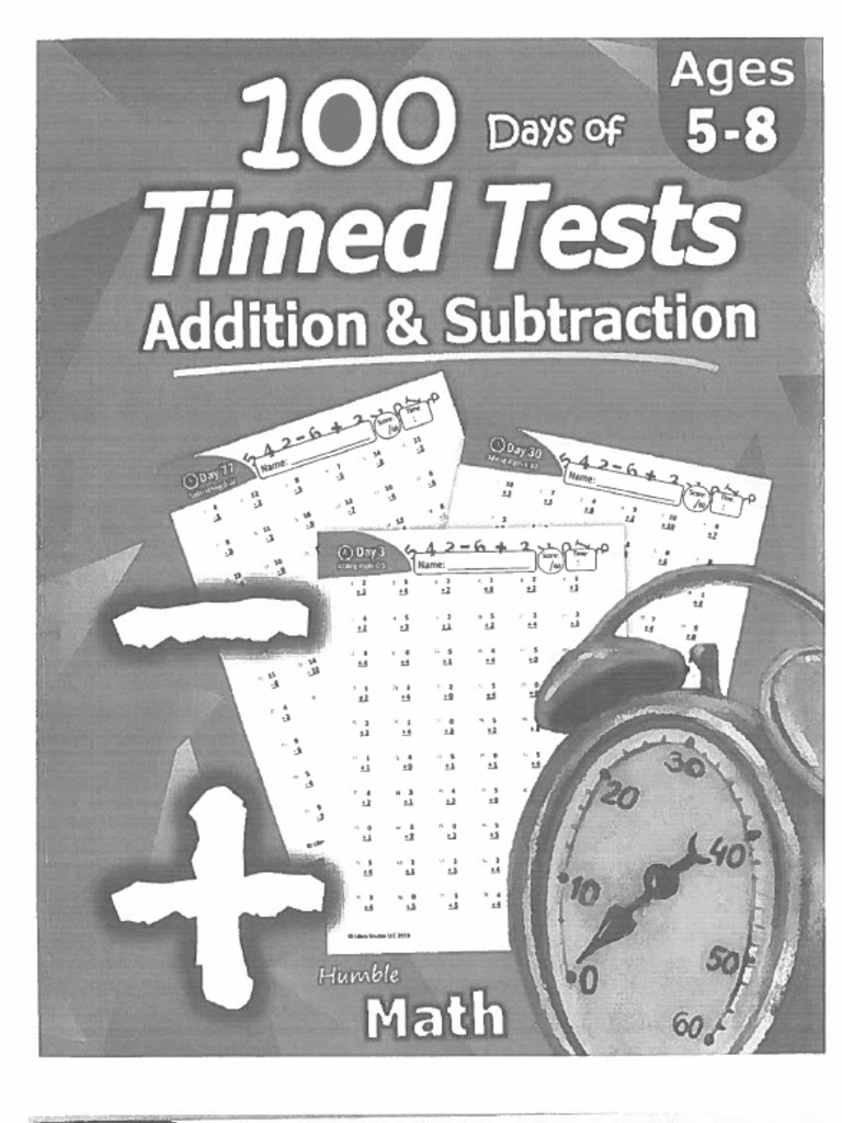 Addition & Subtraction 100 Days | PDF