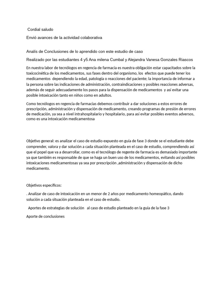 Conclusiones de Lo Aprendido Con Este Estudio de Caso | PDF