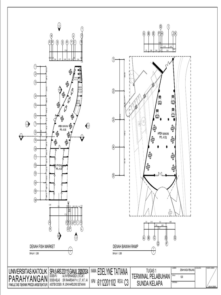 DENAH MASSA 2 FINAL OPZET | PDF