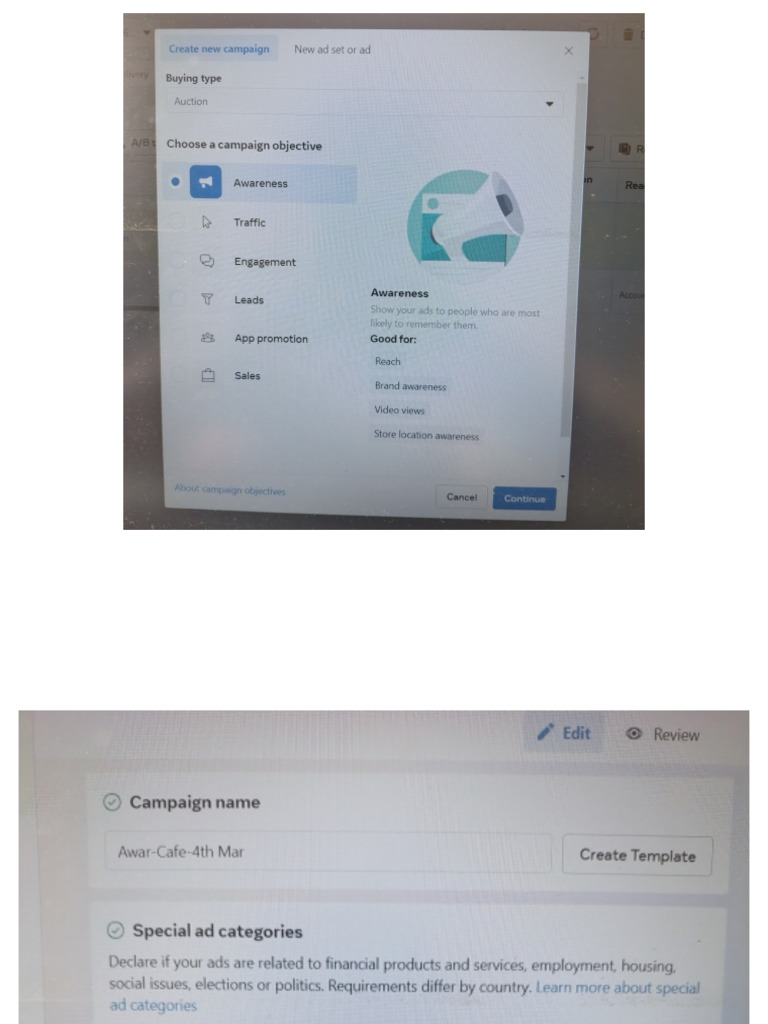 Meta Ads Awareness Campaign | PDF
