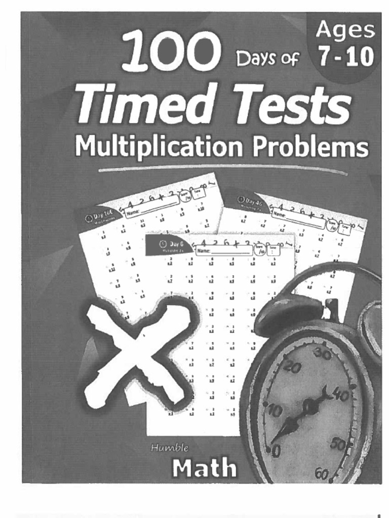 Multiplication 100 Days | PDF