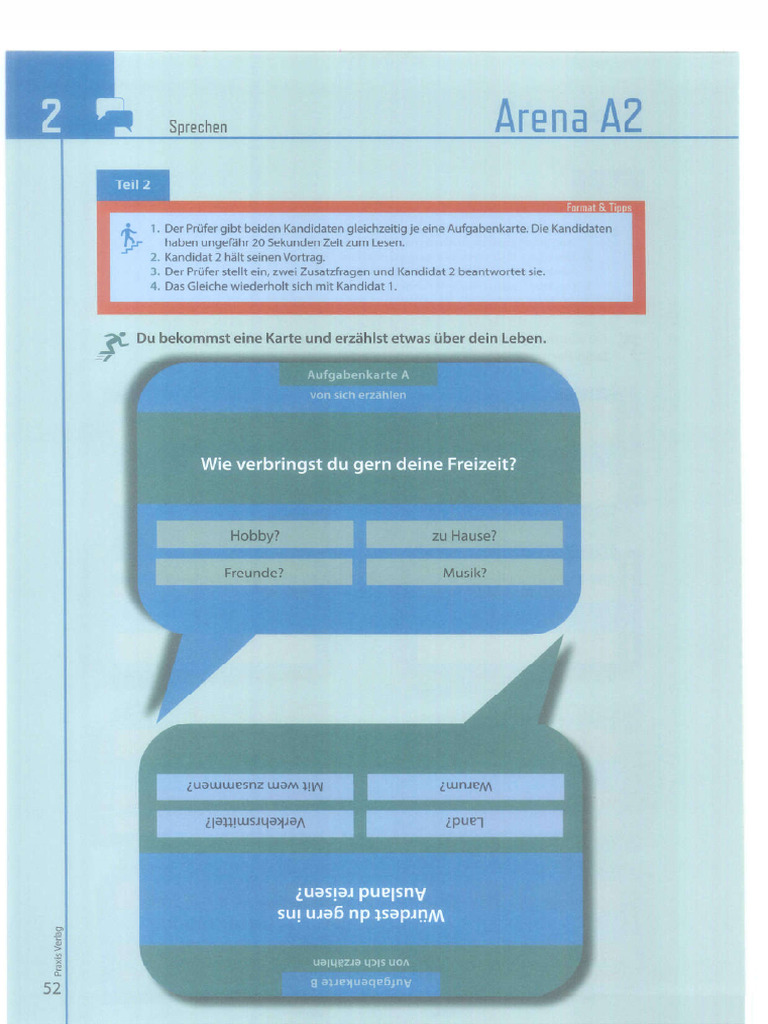A2 Sprechen Teil 2 | PDF