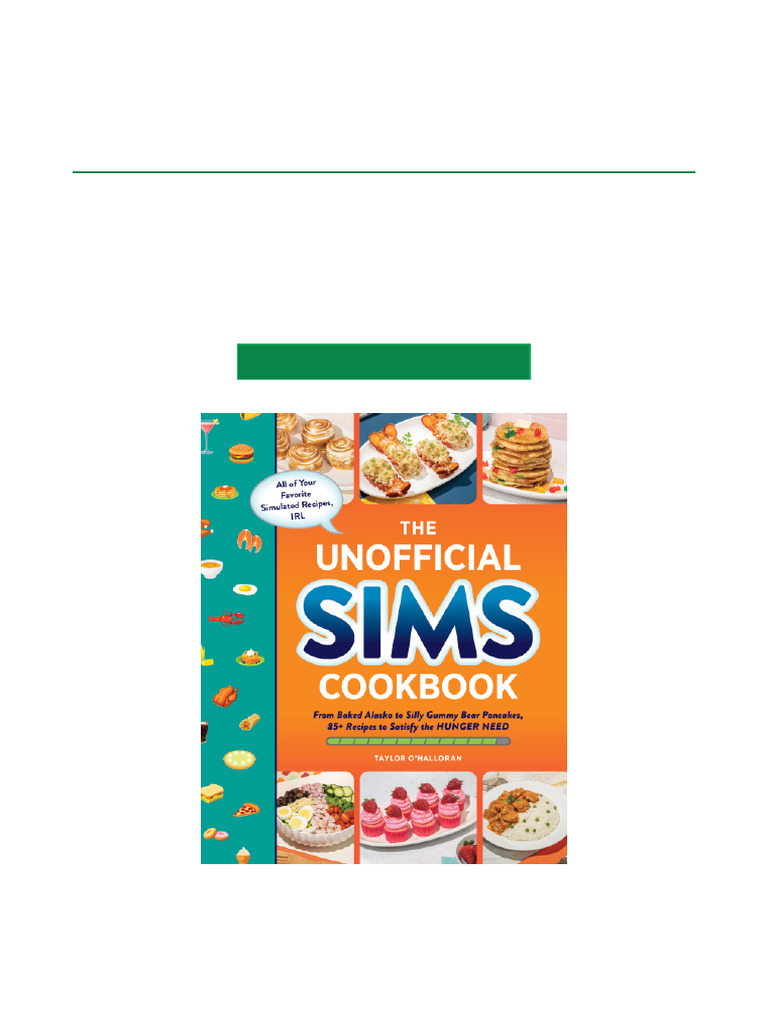 Don't Wait The Unofficial Sims Cookbook From Baked Alaska To Silly ...