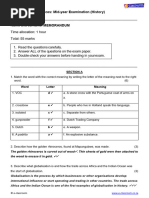 Grade 7 Hist QP Term 3 2024 | PDF | Unfree Labour | Slavery