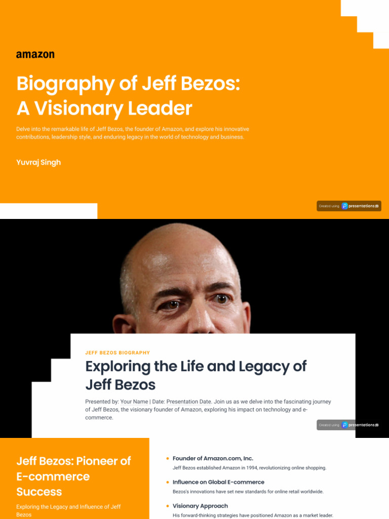 Biography of Jeff Bezos | PDF