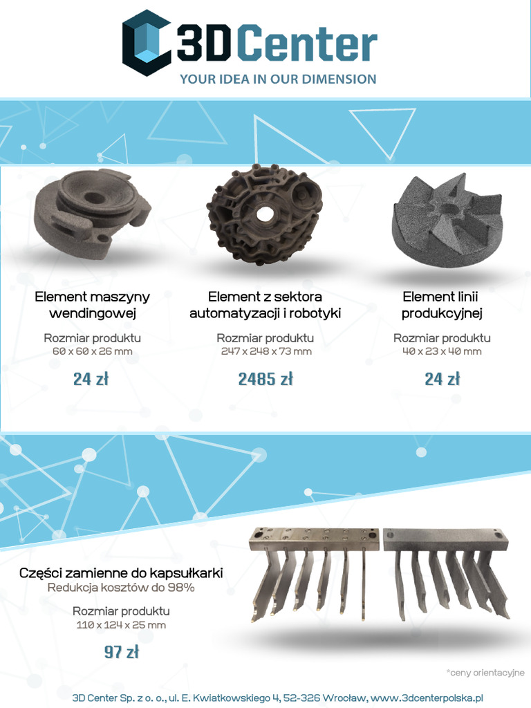 Broszura 3D Center | PDF