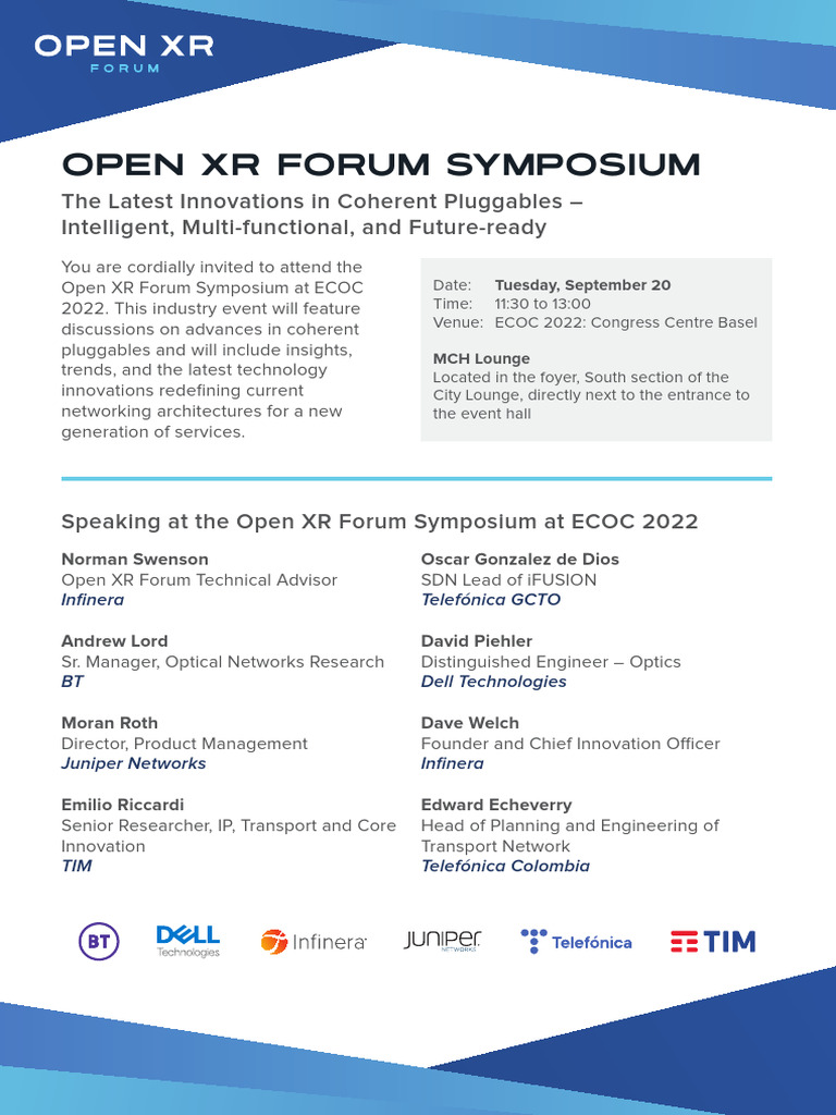 083022-ECOC-Open-XR-Forum-Symposium-A4-Flyer | PDF