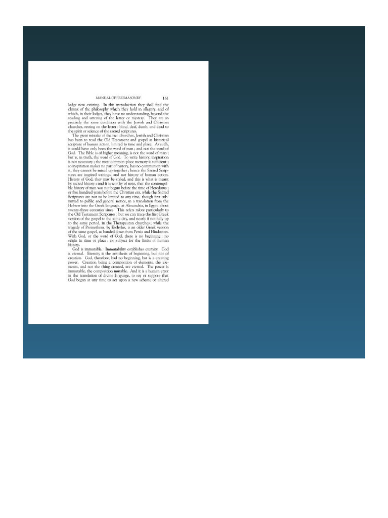 MANUAL of FREEMASONRY - Masonic High Council The Mother ... | PDF